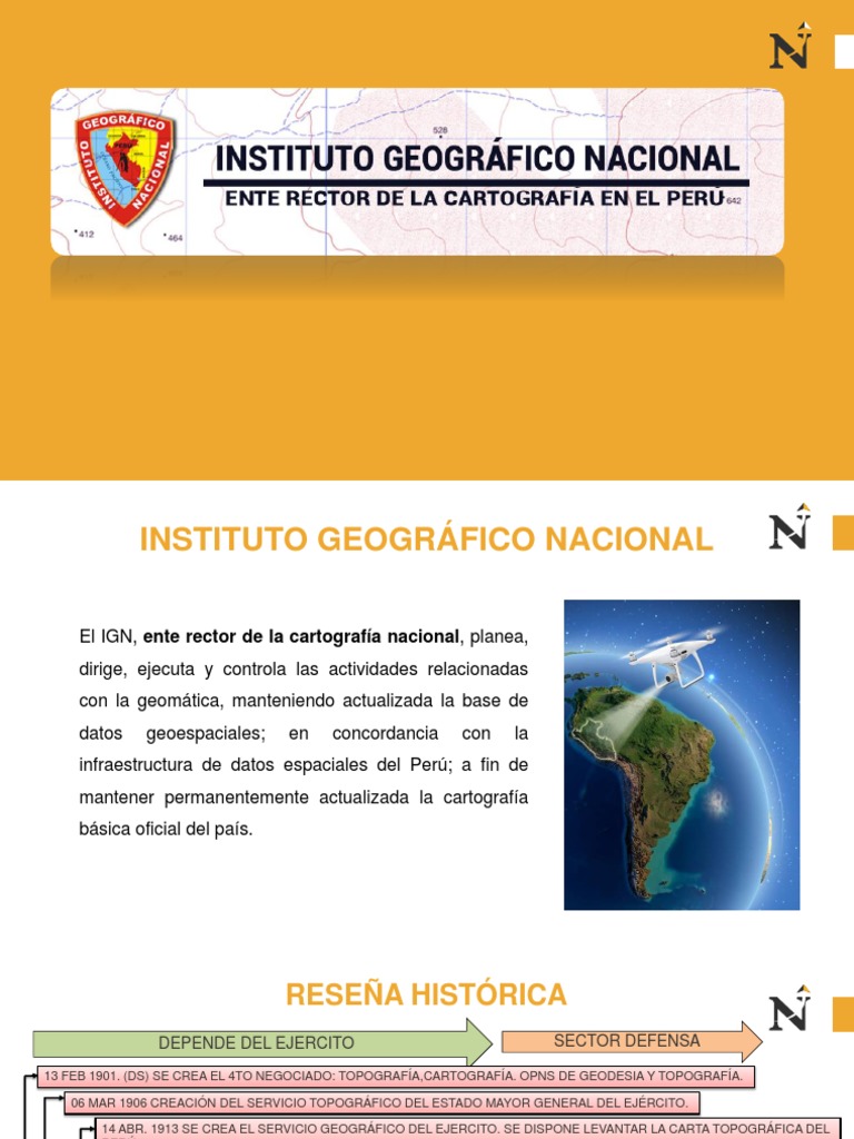 IGN | PDF | Cartografía | Perú