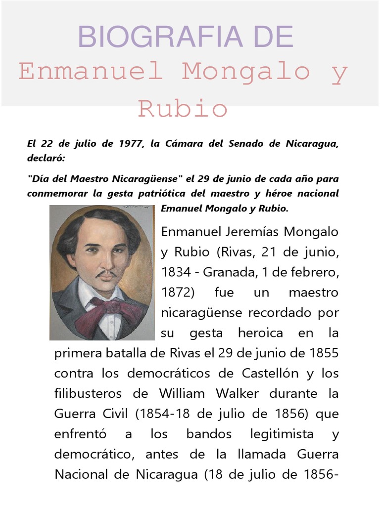Gesta Heroica de Enmanuel Mongalo | PDF | Agitación | Maestros