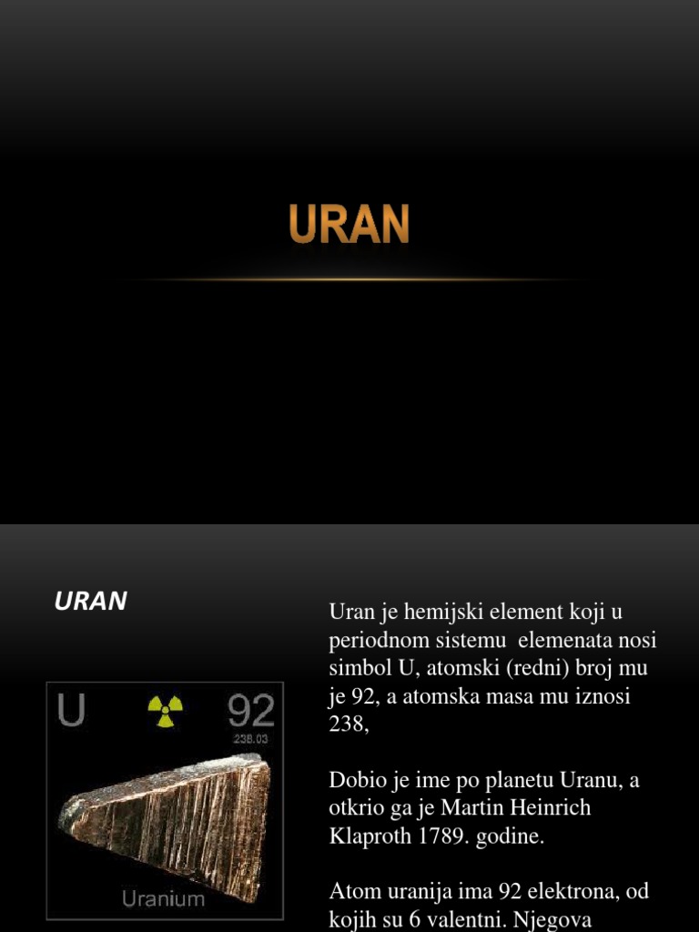 URAN | PDF