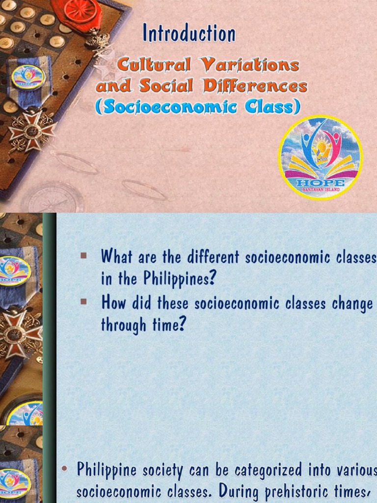 UCSP Socioeconomic Classes | PDF