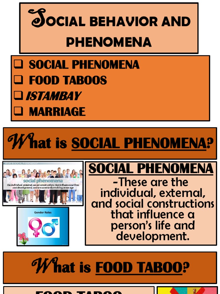UCSP PPT 5 Social Behavior & Phenomena | PDF