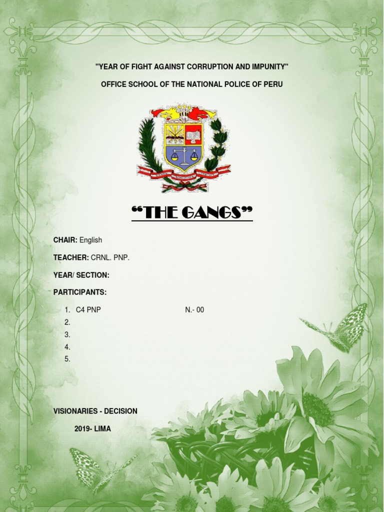 The Gangs - English | Download Free PDF | Gang | Violence