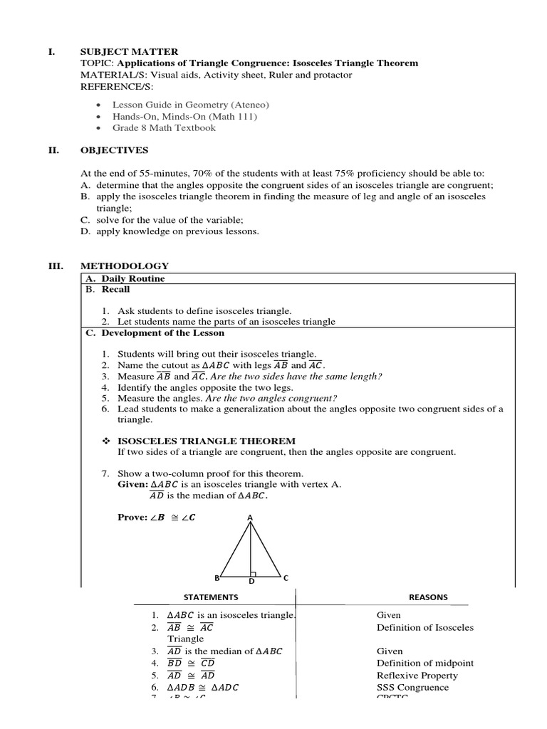 Lesson Guide in Geometry (Ateneo) Hands-On, Minds-On (Math 111) Grade 8 ...