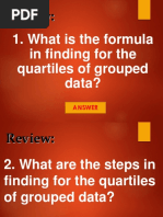 Lesson Plan Quartiles For Grouped Data 2021 | PDF | Lesson Plan | Learning