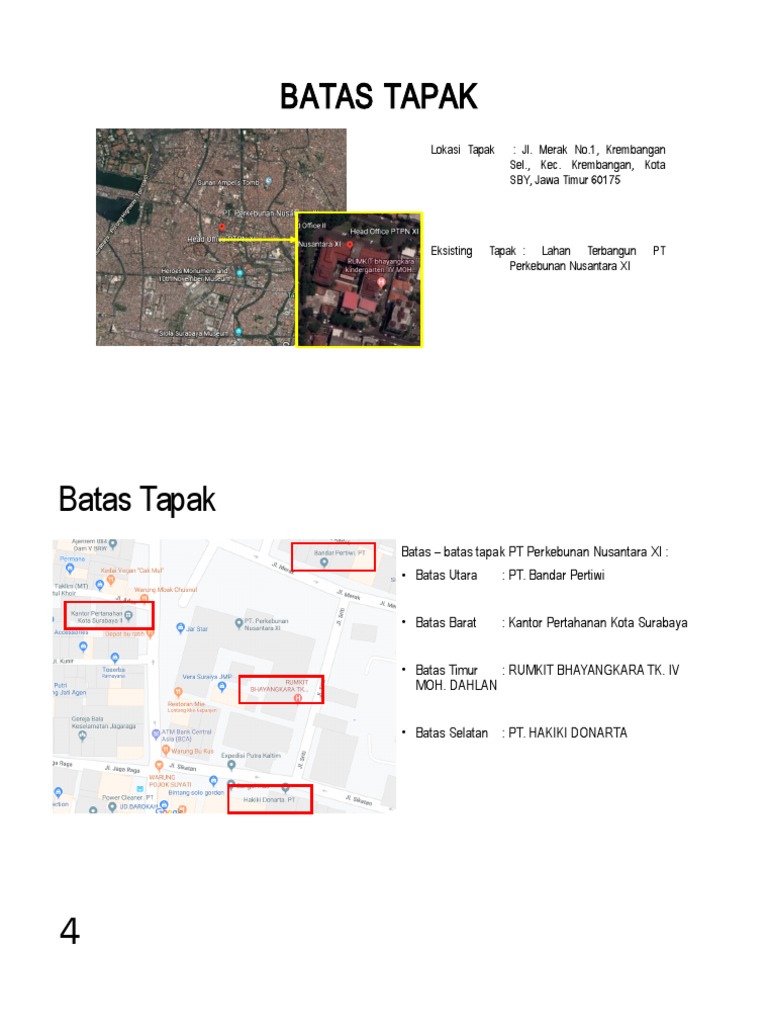 Batas Tapak | PDF