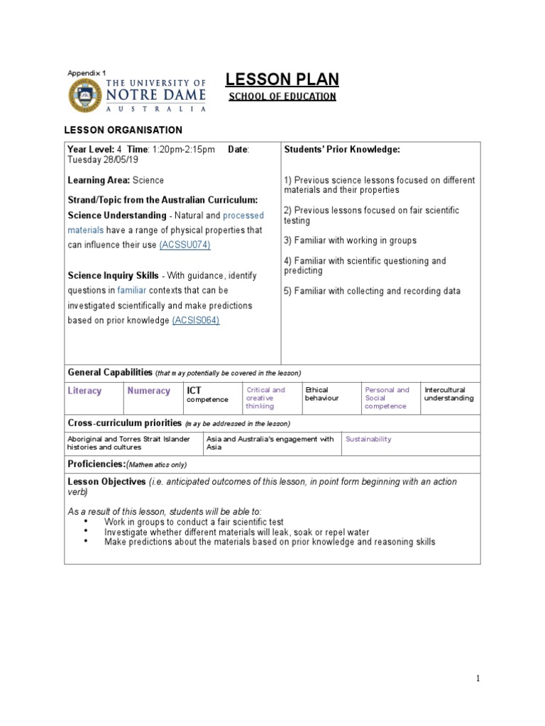 Week 5 Science Leak Soak Repel PDF | Experiment | Science