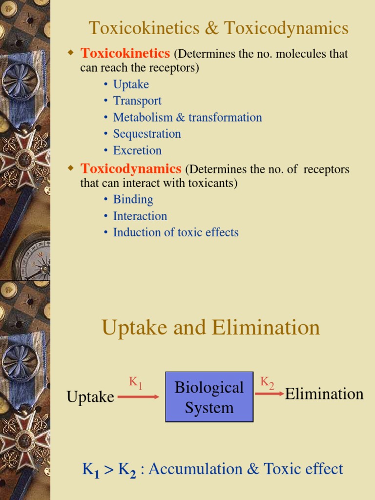 Toxicokinetics & Toxicodynamics | PDF | Drug Metabolism | Cell Membrane
