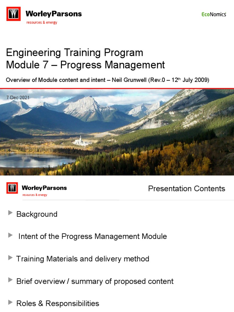 Module 7 - Progress Measurement - 1 Content Overview | PDF ...