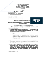 Motion For The Issuance of Subpoena Duces Tecum and Ad Testificandum ...
