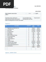 Laboratory Bill Format | PDF