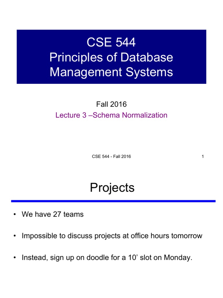 Lecture03 Normalization | PDF | Conceptual Model | Scientific Modeling