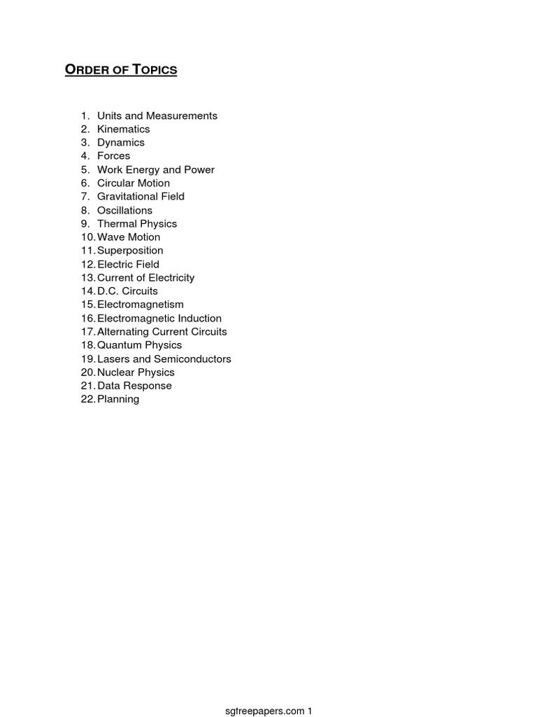 Physics Topical Questions PDF | PDF | Temporal Rates | Modern Physics