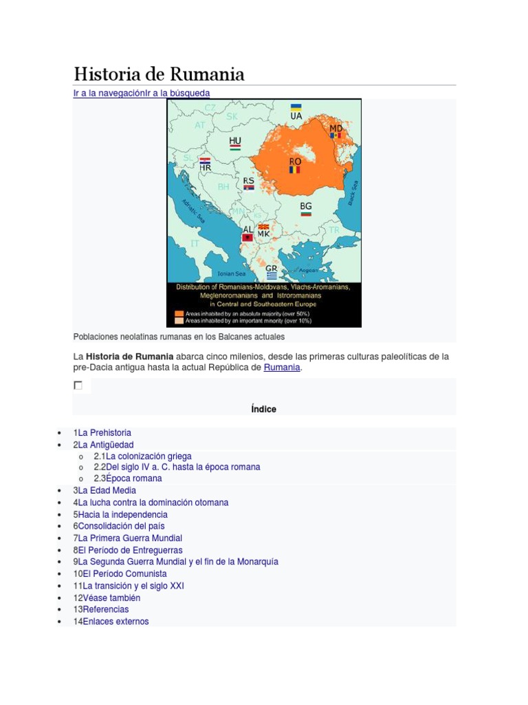 Historia de Rumanía | PDF | Rumania | Potencias del Eje
