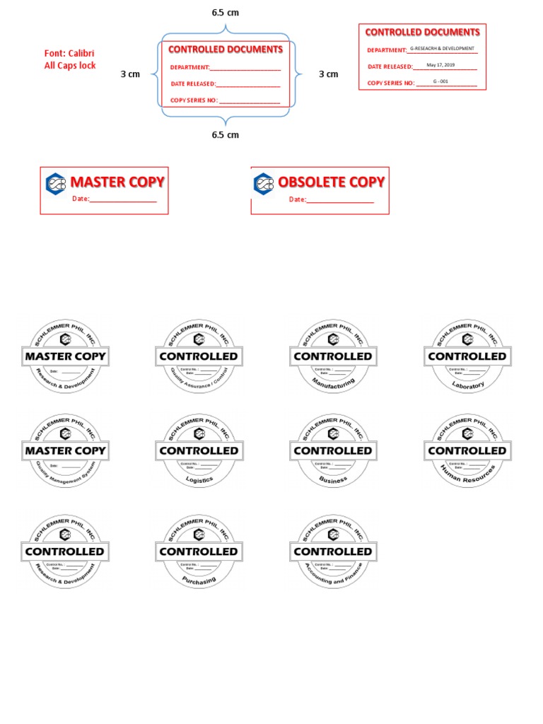 Master Copy Obsolete Copy: Font: Calibri All Caps Lock | PDF