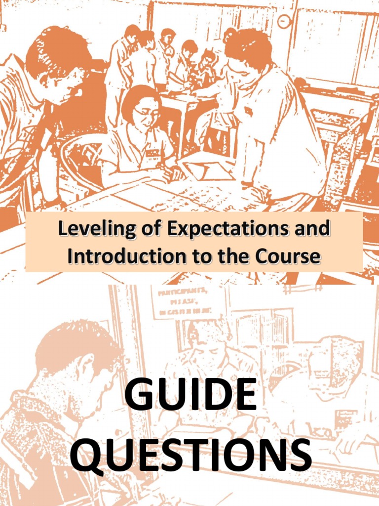 Leveling of Expectations and Introduction To The Course | PDF ...