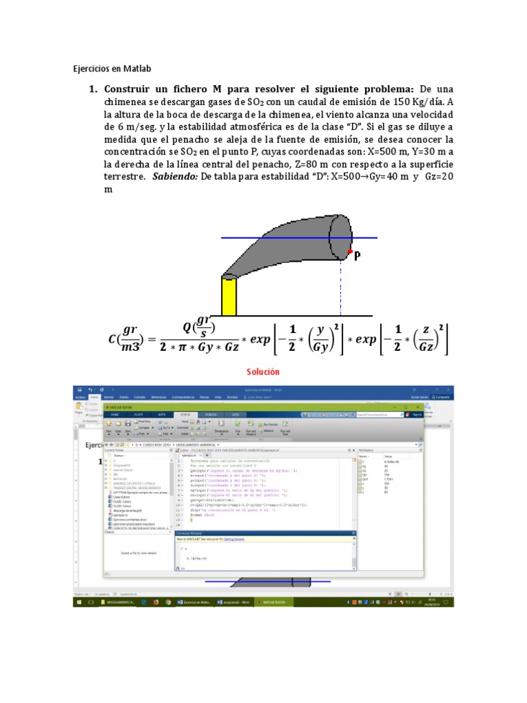 Ejercicios en Matlab