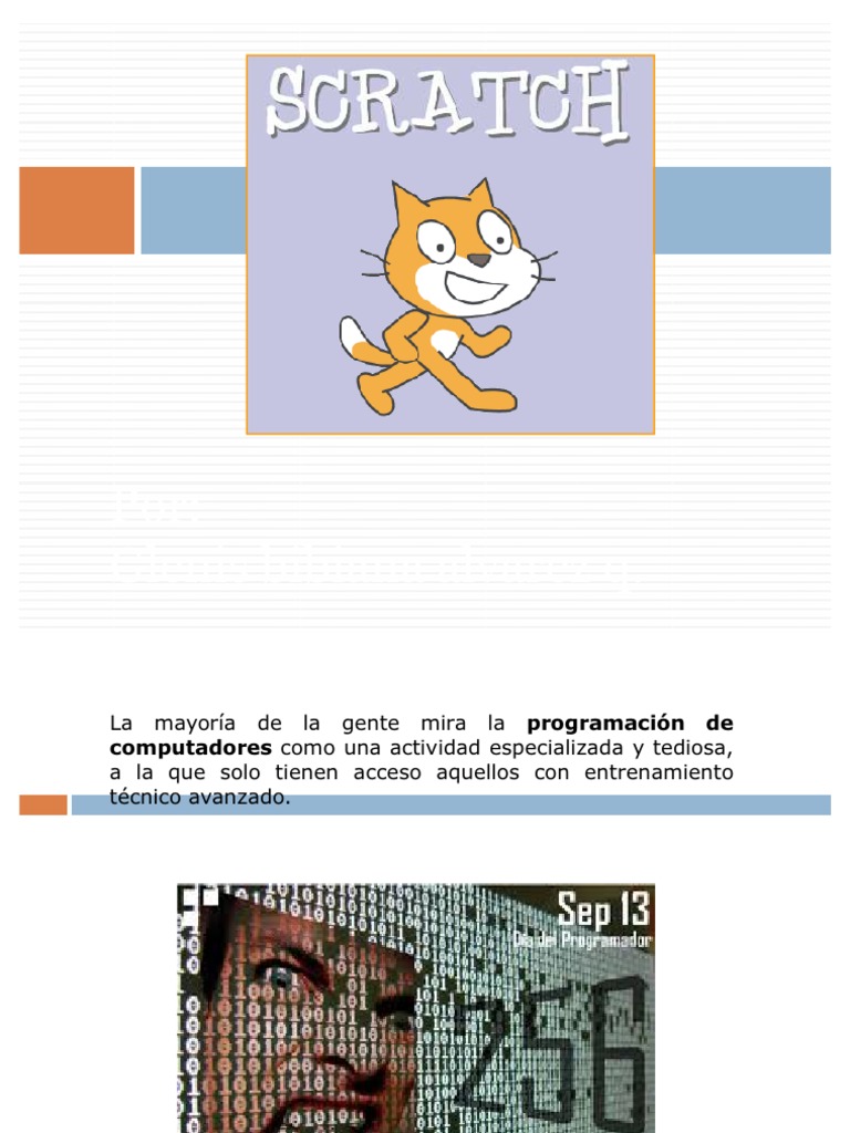 Scratch - Conceptos Básicos | PDF | Scratch (lenguaje de programación) | Comunicación
