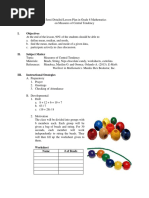 Math Lesson Plan: Sets & Operations | PDF | Set (Mathematics) | Ellipsis
