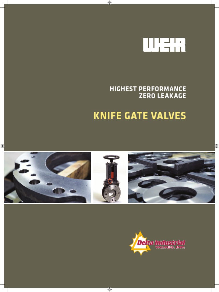 Delta Industrial Knife Gate Valves | PDF | Valve | Pulp (Paper)
