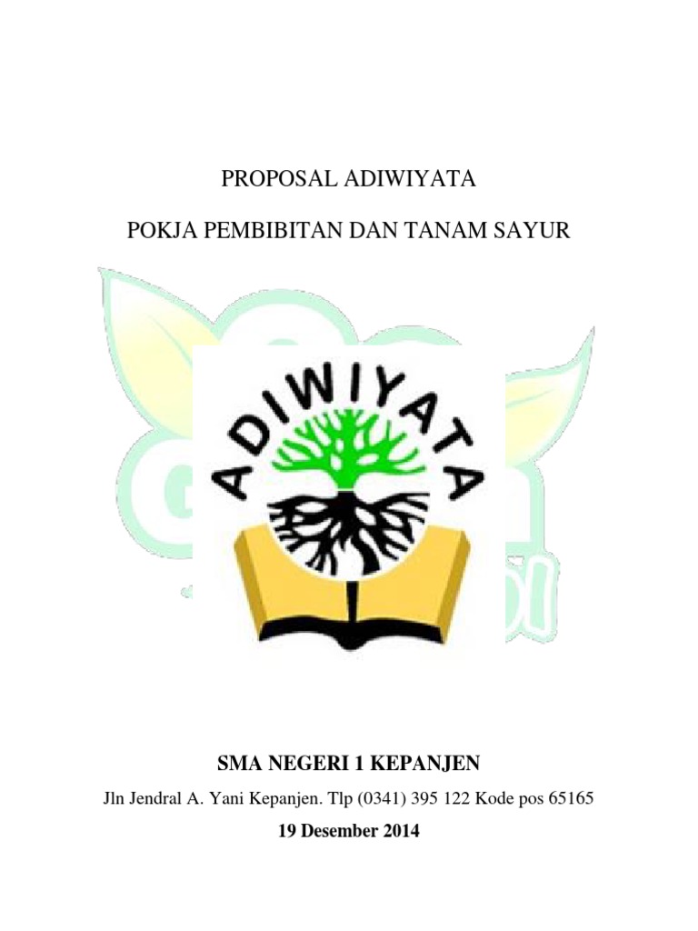 Proposal Pembibitan Sayuran Sekolah | PDF