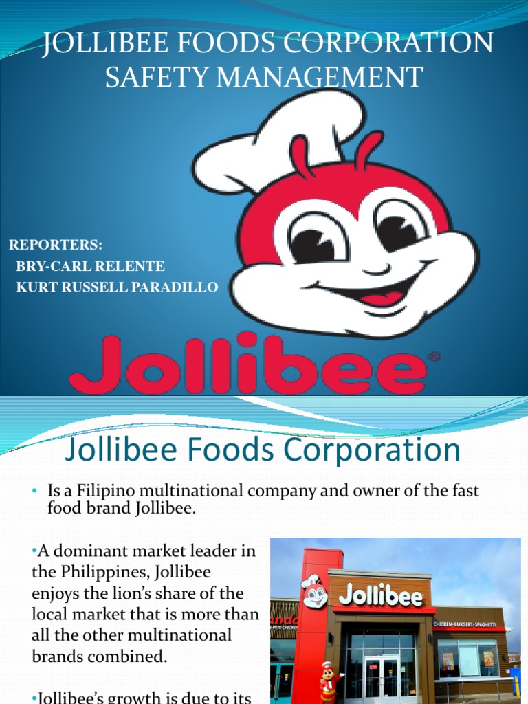 Jollibee Foods Corporation Final | PDF | Occupational Safety And Health ...