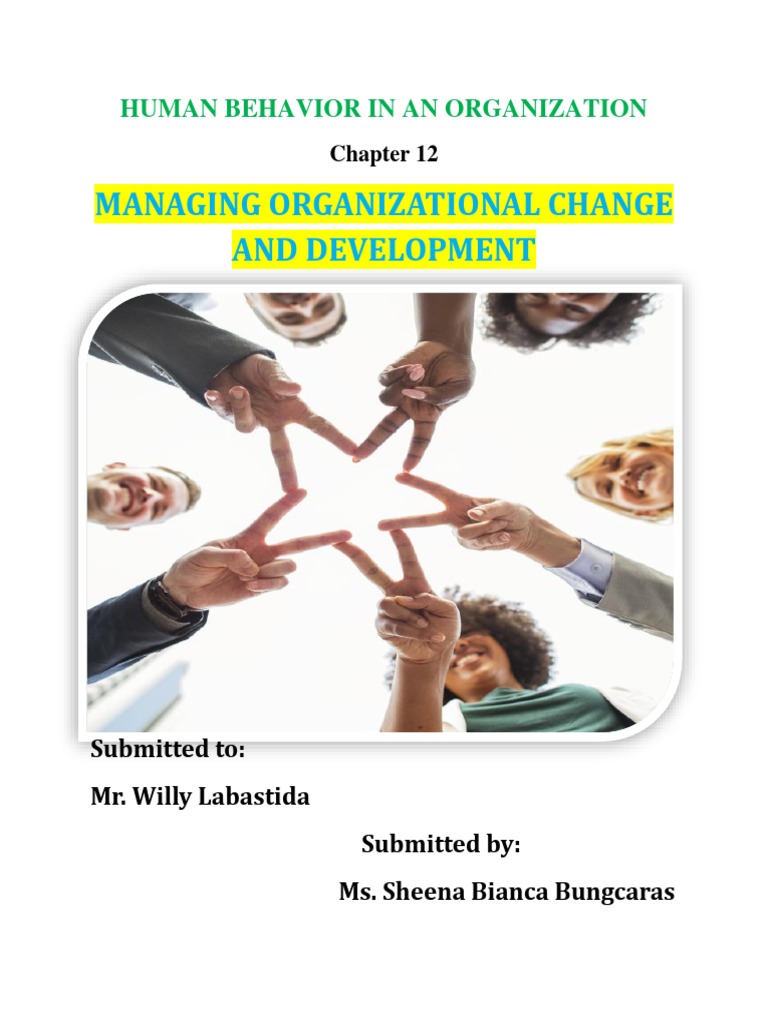 Managing Organizational Change | PDF | Change Management | Organization ...