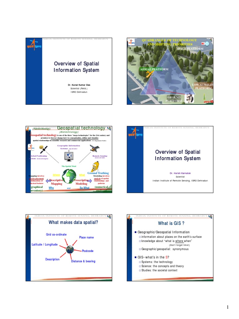 Spatial Information System | PDF | Geographic Information System ...