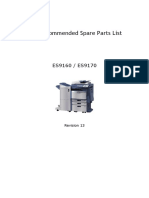 Sharp MFP Spare Parts Price List 21sep23 | PDF | Manufactured Goods