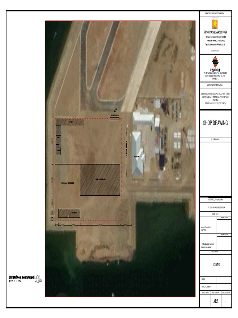 Rencana Parkiran Terminal Gilimas | PDF