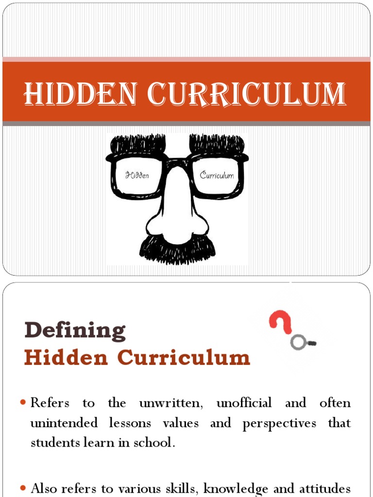 Hidden Curriculum | PDF | Curriculum | Teachers