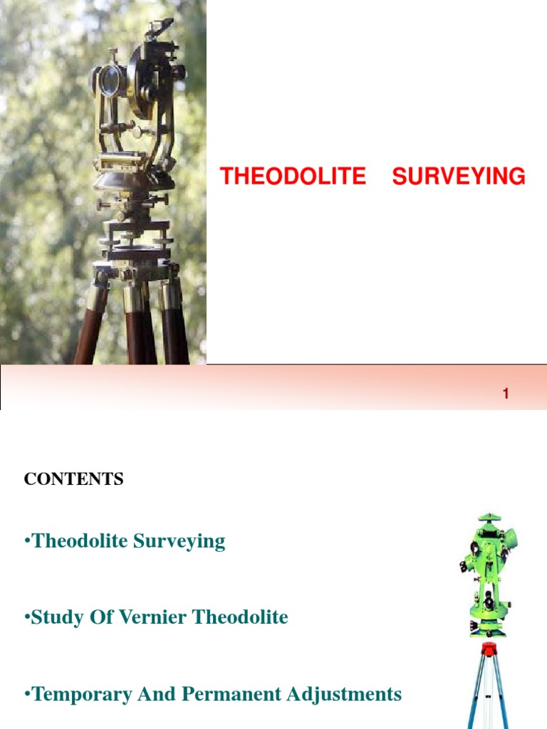 Theodolite Surveying: Measuring Angles and Distances | PDF | Surveying | Scientific Observation
