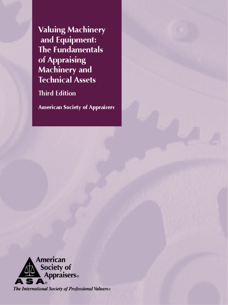 Valuing Machinery and Equipment Ed 3 PDF | PDF | Real Estate Appraisal ...