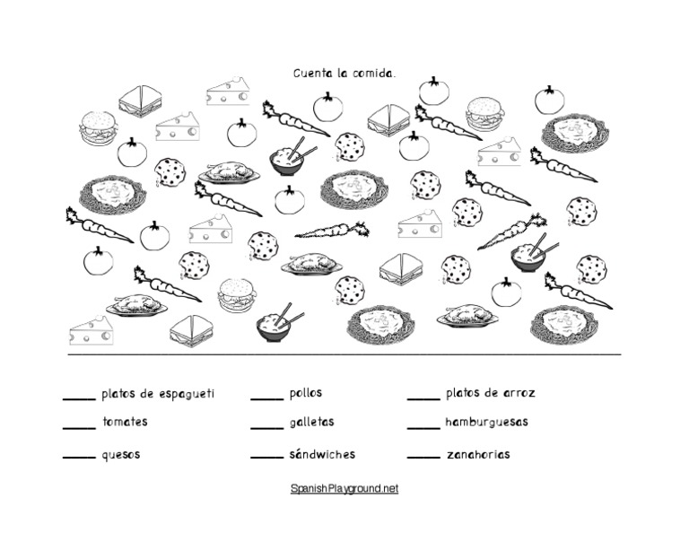 I Spy La Comida | PDF