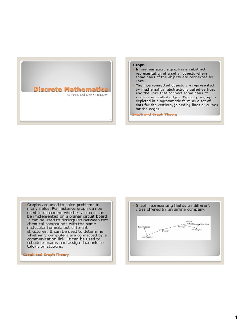 5 Graph Theory | PDF | Vertex (Graph Theory) | Combinatorics