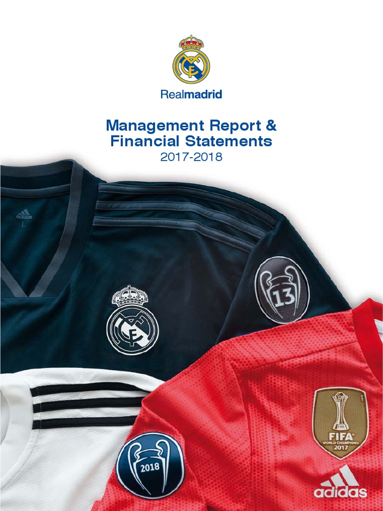 Managemant Report Real Madrid 17 - 18 | PDF | Earnings Before Interest ...
