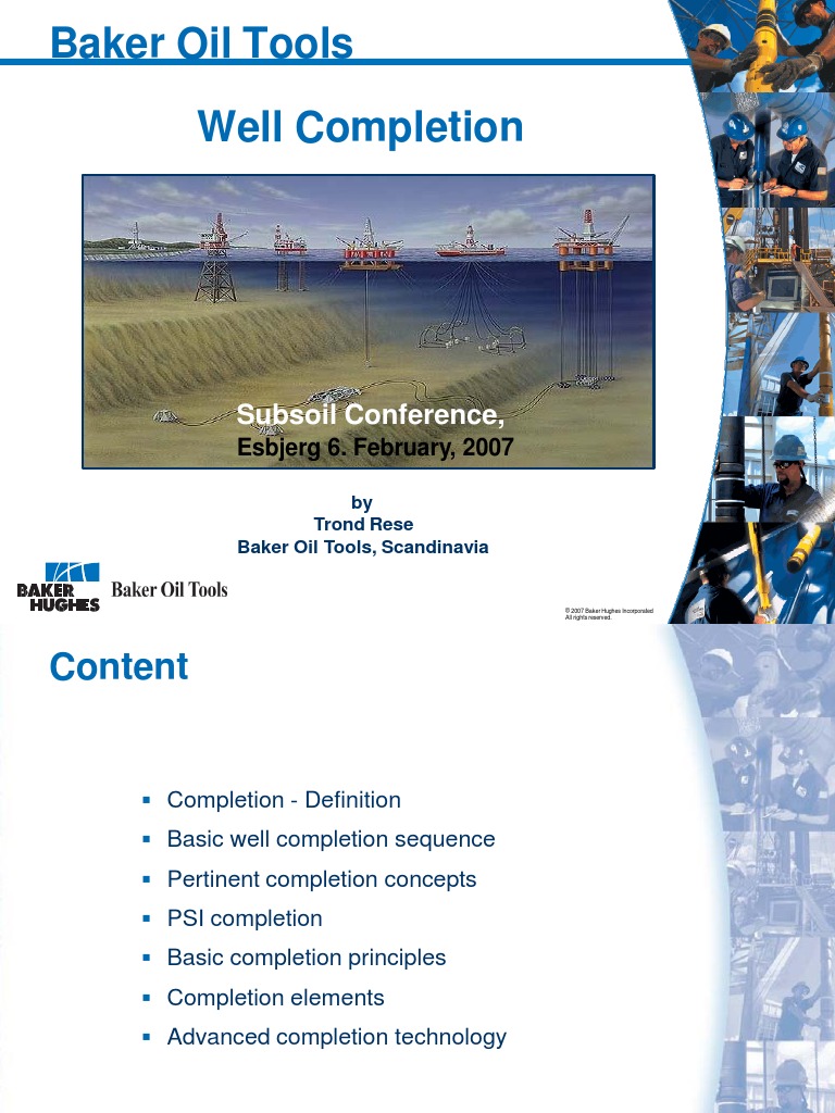Well Completion - Baker Oil Tools | PDF | Casing (Borehole ...