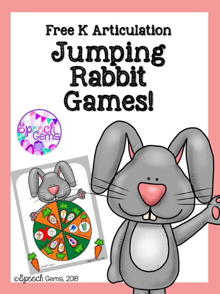 Jumping Rabbit Games!: An Articulation and Language Companion | PDF ...