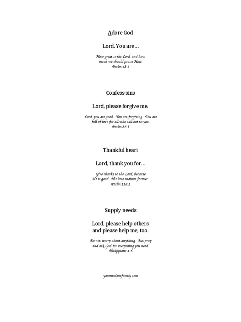 Printable Prayer Hands | PDF