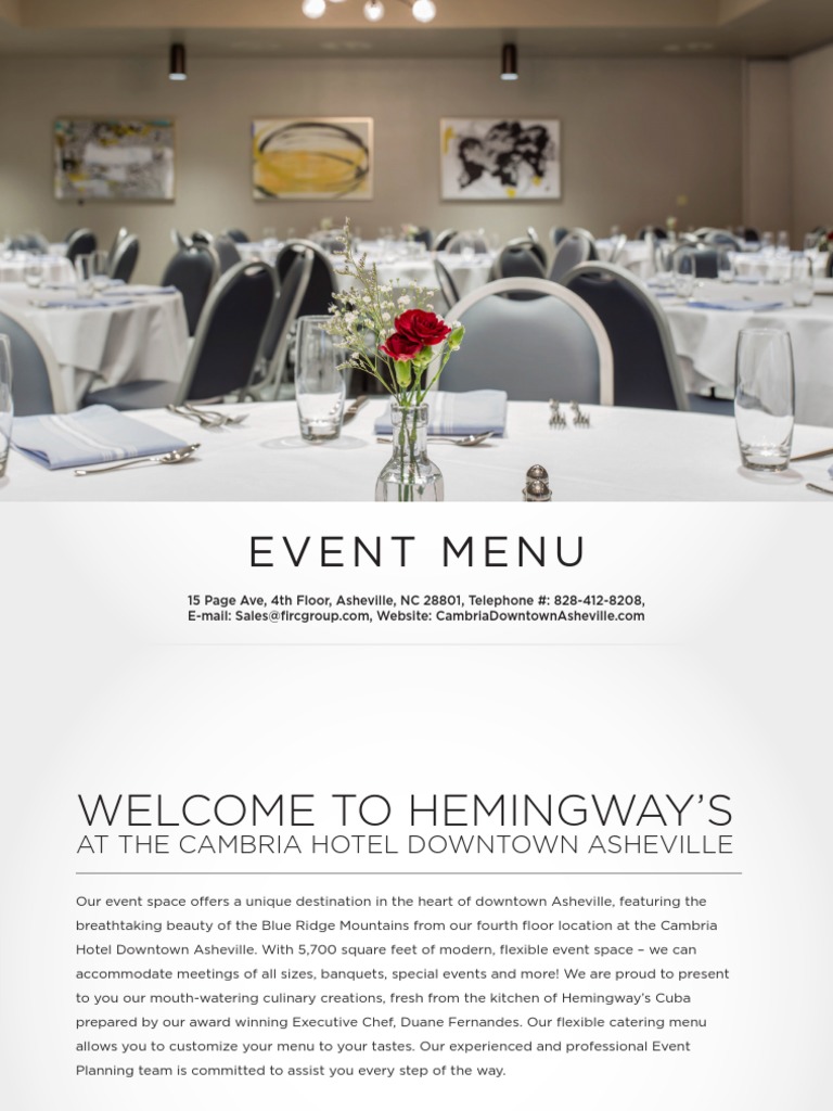 Catering Menu 2019 v3 | PDF | Salad | Anheuser Busch Brands