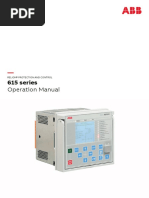 REF 615 Relay Manual | PDF | Electrical Engineering | Electromagnetism