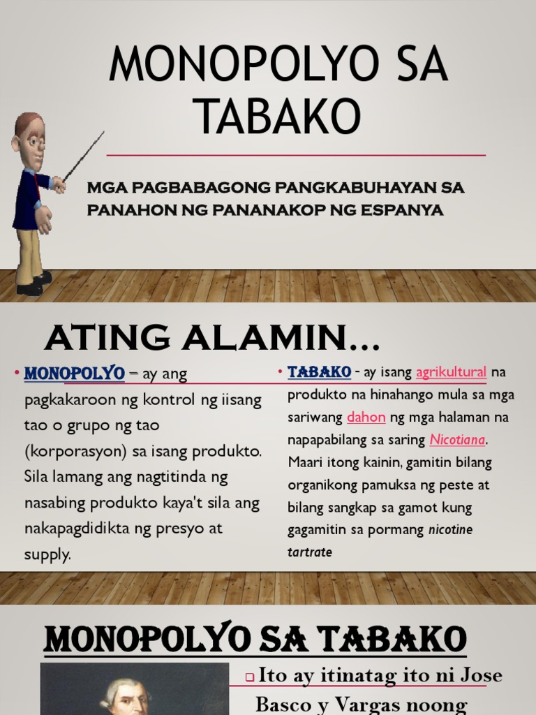Monopolyo Sa Tabako | PDF