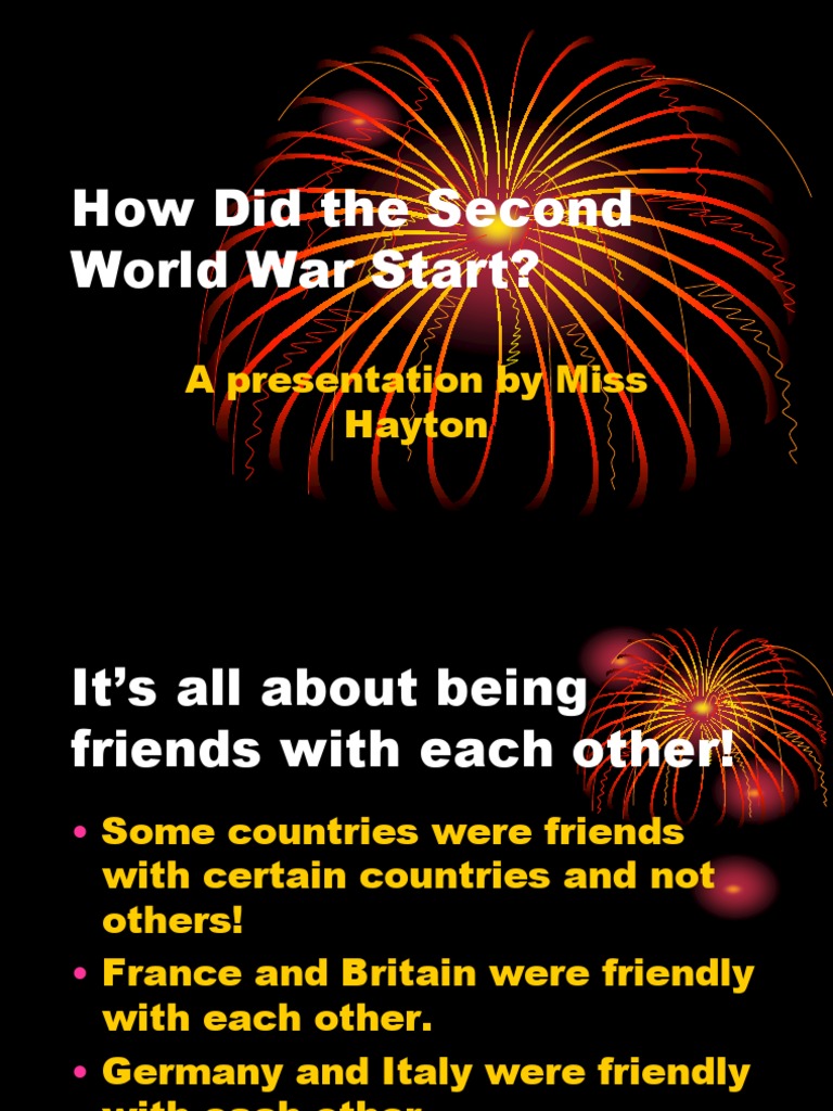 How Did Ww2 Start | PDF | Allies Of World War I | World War I