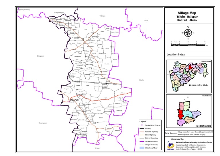 Balapur Map | PDF | Nature