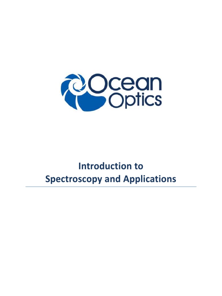 Introduction to Spectroscopy Guide | PDF | Spectroscopy | Emission Spectrum