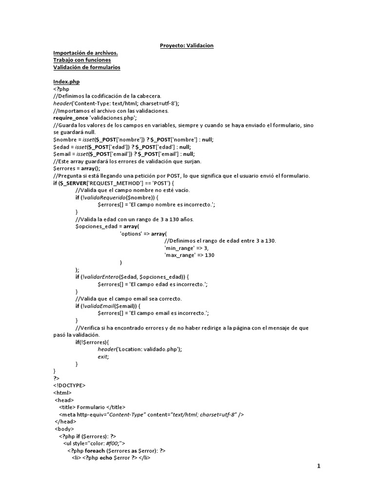 Validaciones | PDF | ciberespacio | Áreas de informática