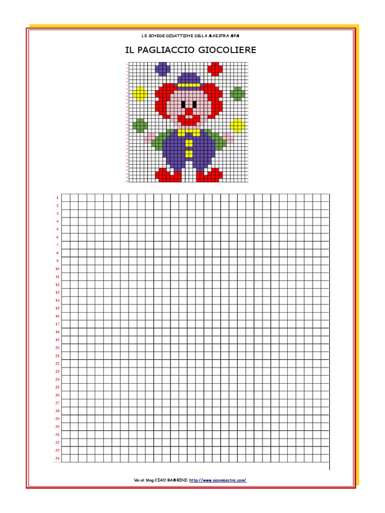 Pixelart Pagliaccio Giocoliere | PDF