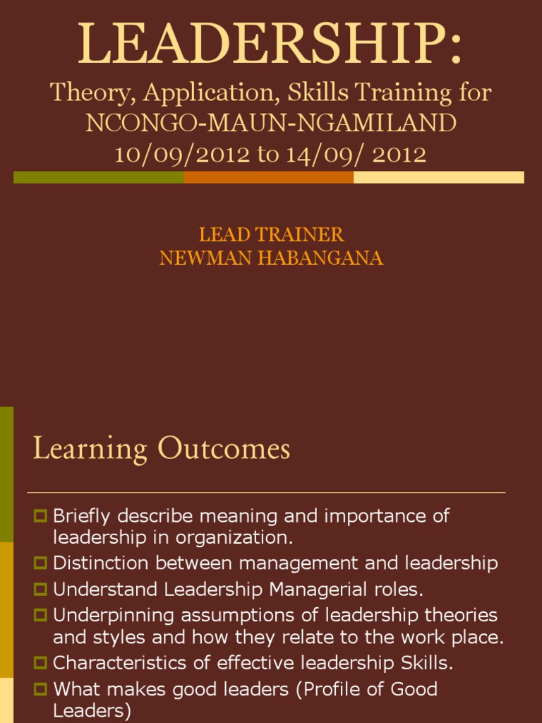 Final Bocodol Leadership Presentation2 | PDF | Power (Social And Political) | Leadership