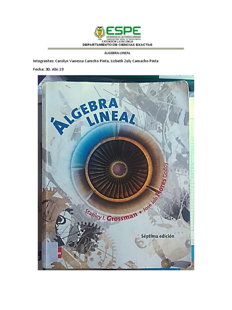 Proyecto Algebra Lineal Matlab | PDF