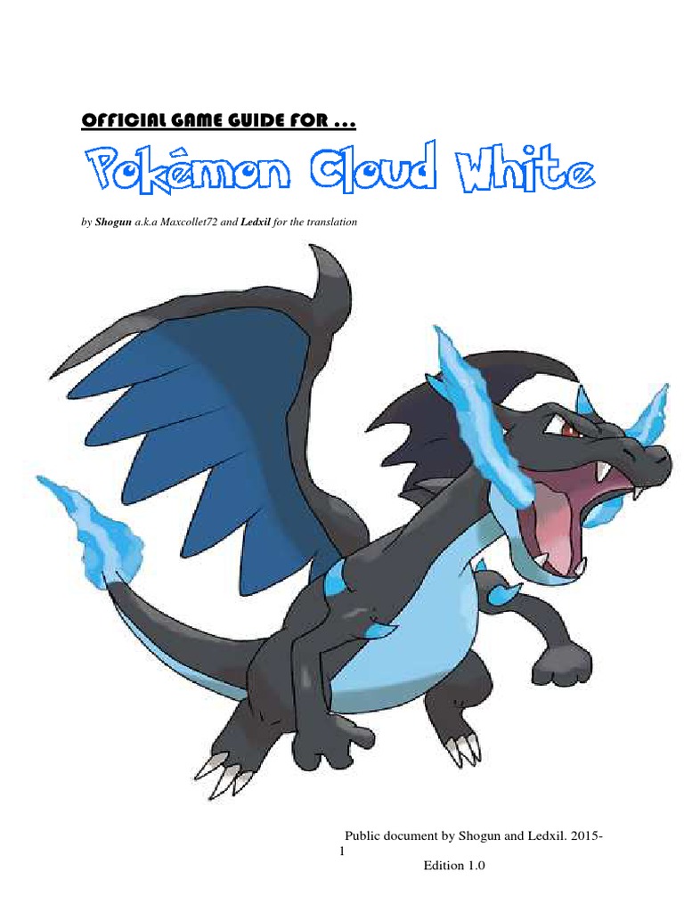Pokemon Cloud White Official Guide | PDF | Pokémon | Artificial Mythology