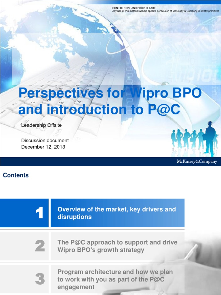 Perspectives For Wipro BPO - Re-Igniting Growth v2 | PDF | Business Process Outsourcing | Analytics